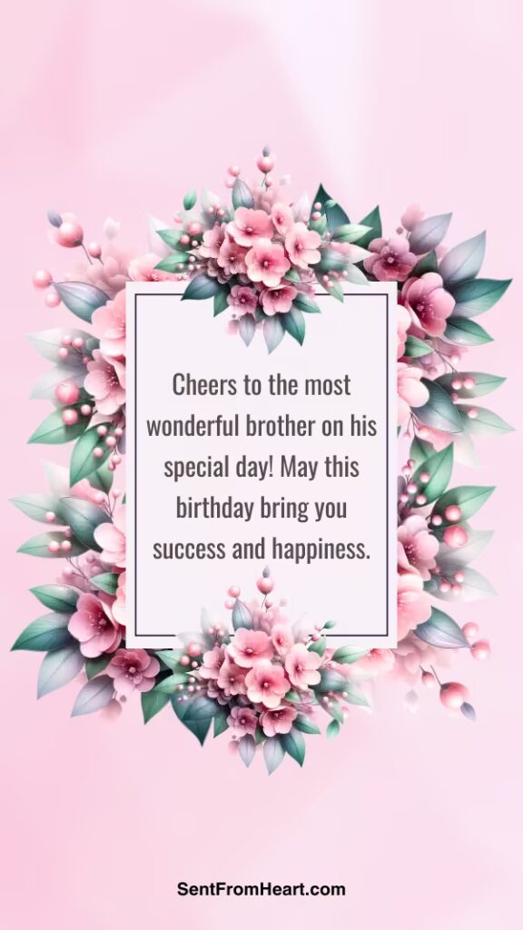 75+ Happy Birthday Wishes for Brother